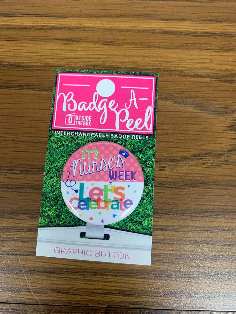 Nurse's Week Interchangeable Badge – NurseLuxe